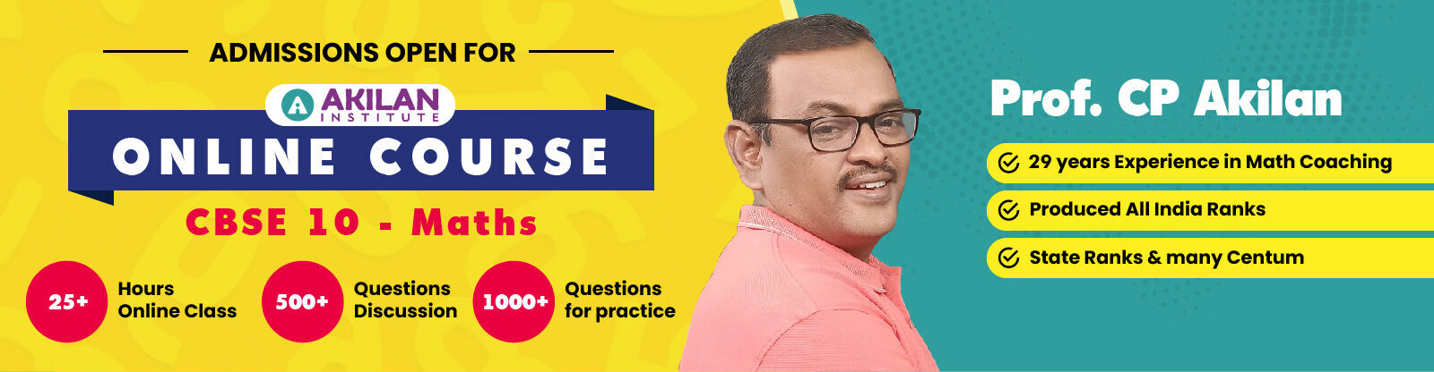 Akilan Institute - Best CBSE Coaching Centre in Chennai, since 20